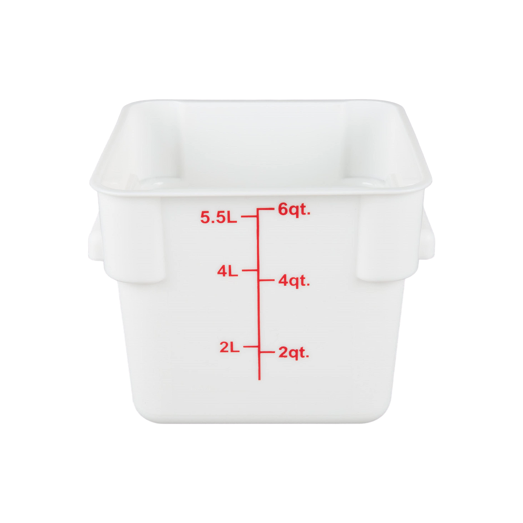 CONTENEDOR PP CUAD 06 QT BLANCO – Distribuidora Aliton