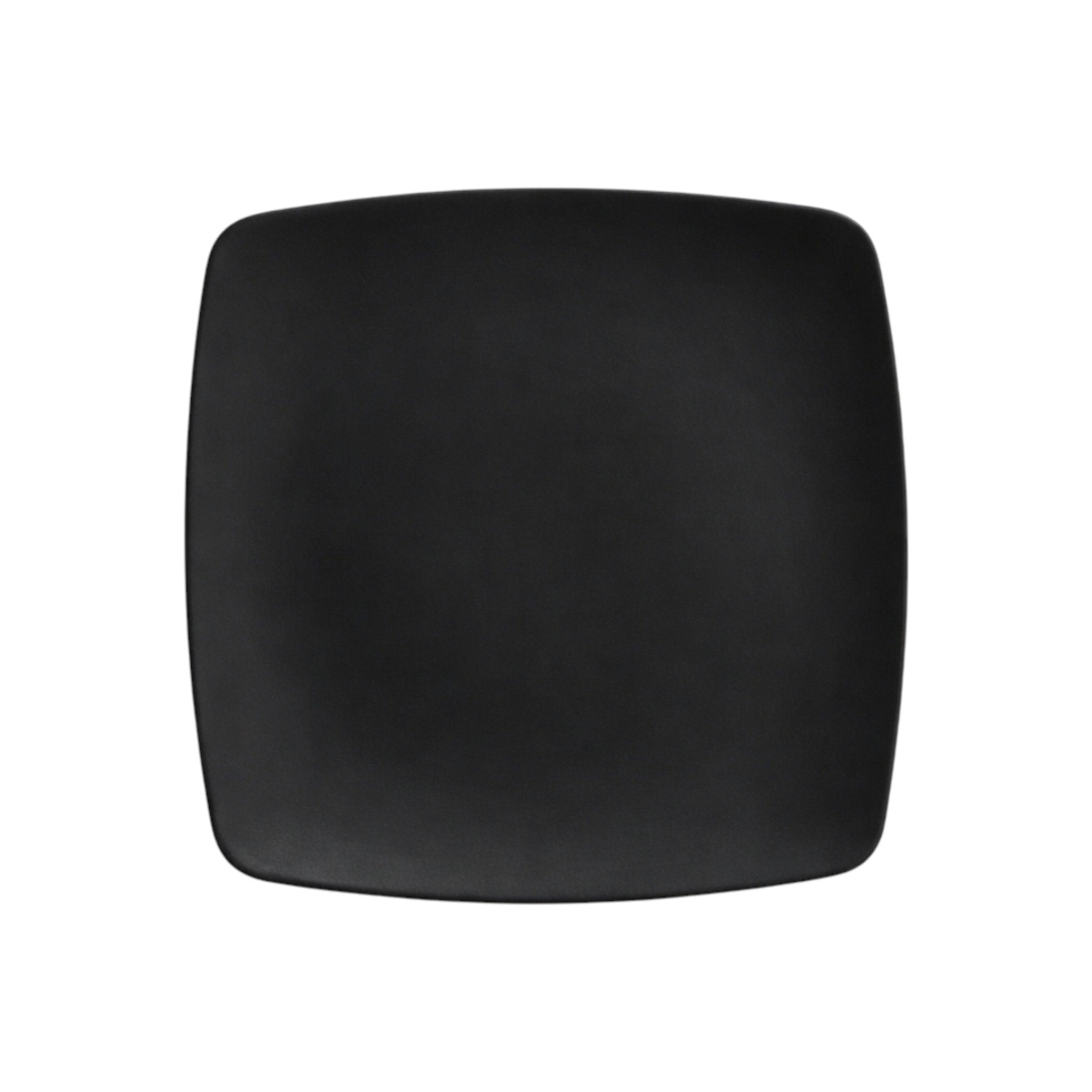 Plato Cuadrado Coupe 25cm Negro Mate Melamina - Tavola | Aliton ...