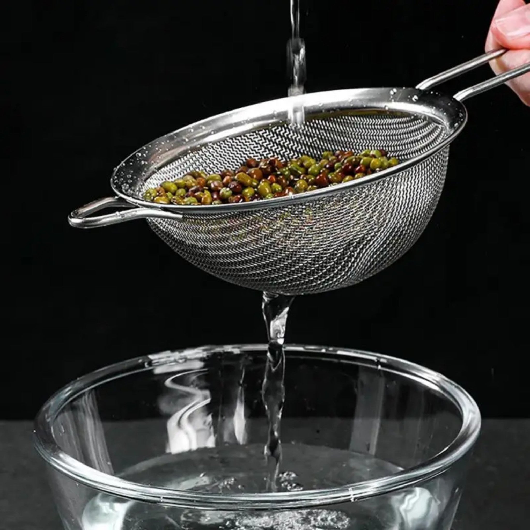 COLADOR MALLA FINA AC INOX – Distribuidora Aliton